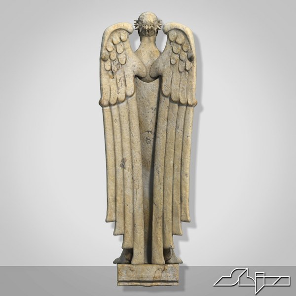 3d sculpture angel