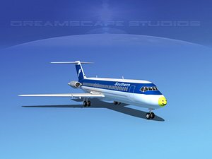 Mcdonnell Douglas Mcdonnell-Douglas-Dc-9 3D Models for Download ...