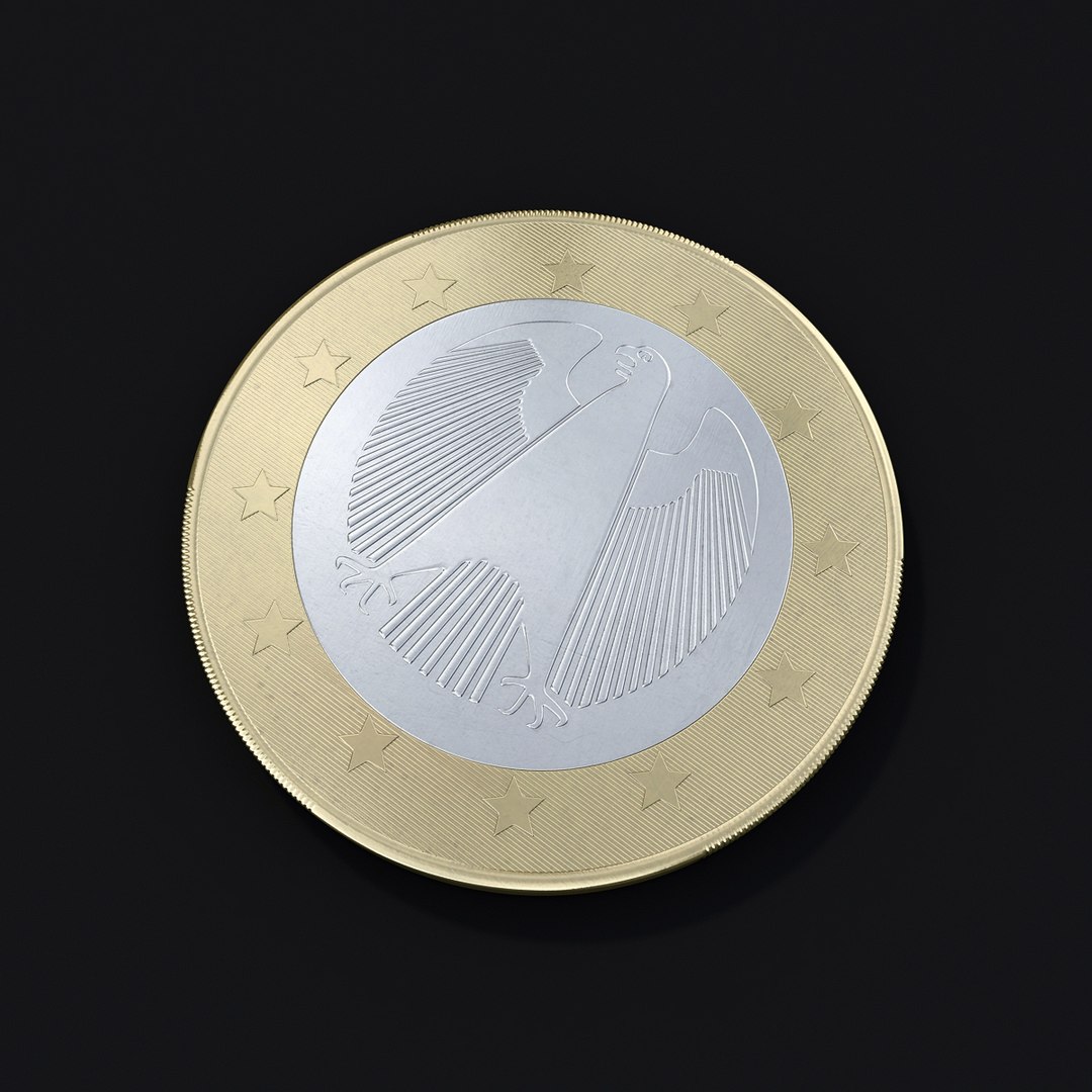Euro Coin 3d Max