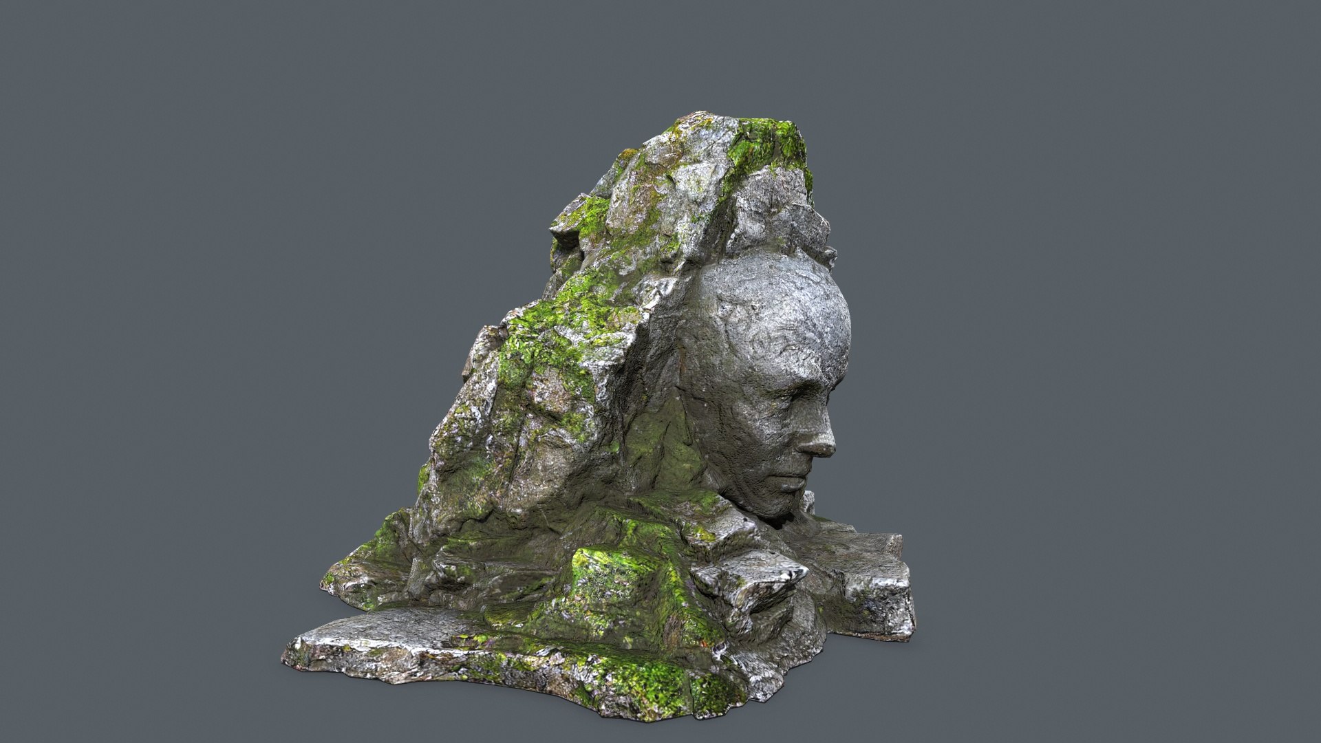 Mountain Face 3D - TurboSquid 2202322