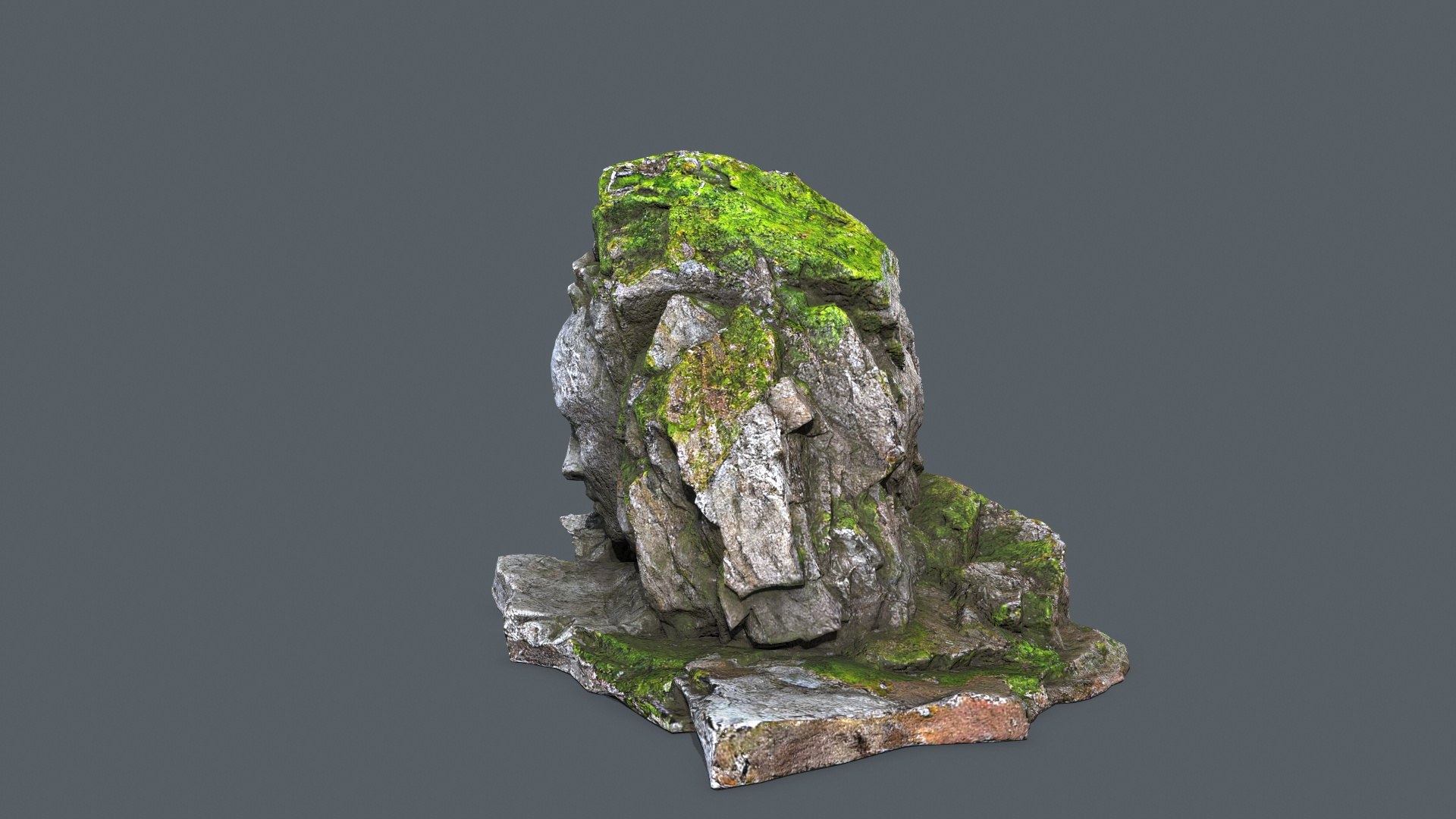 Mountain Face 3D - TurboSquid 2202322