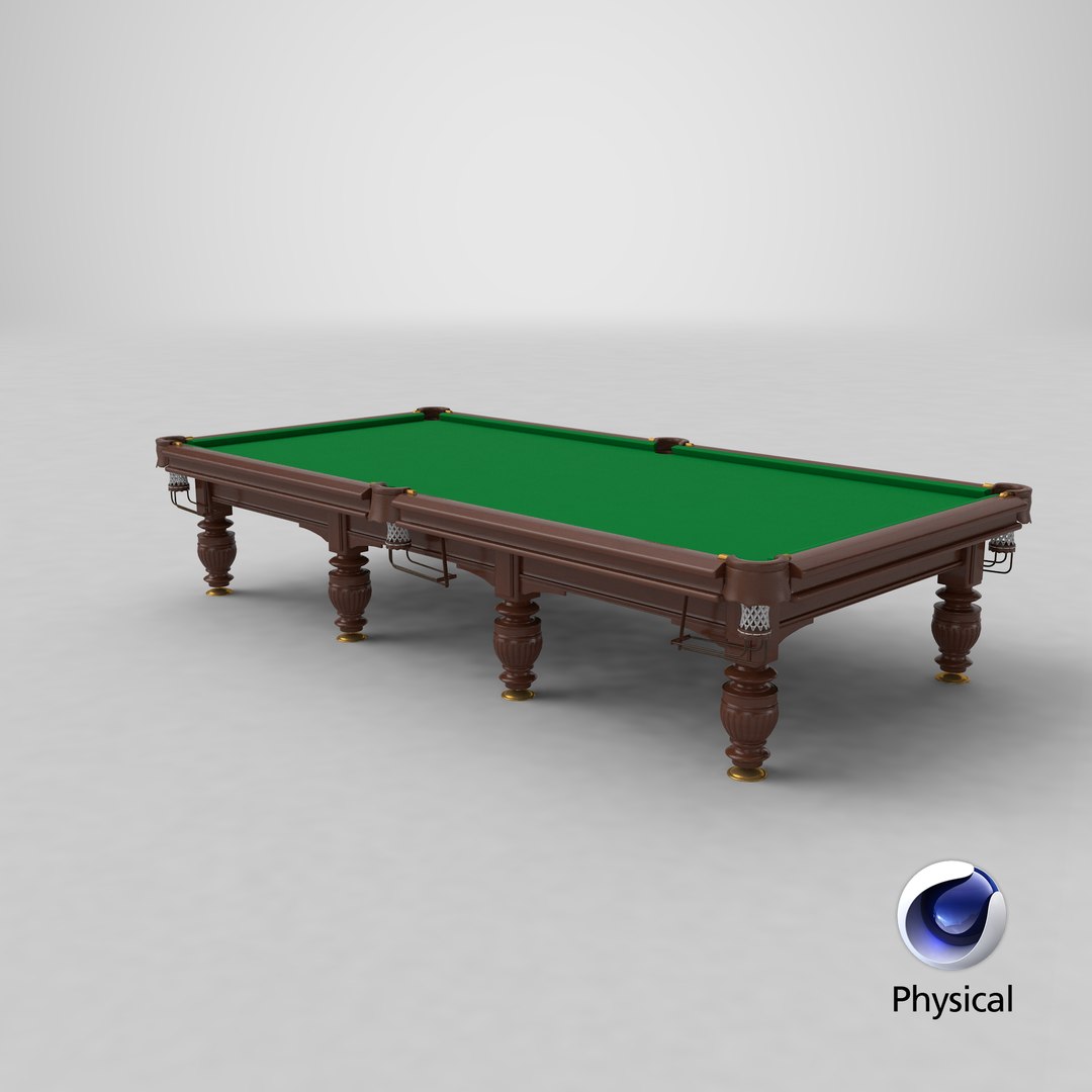 Billiard table v3 3D model - TurboSquid 1764707