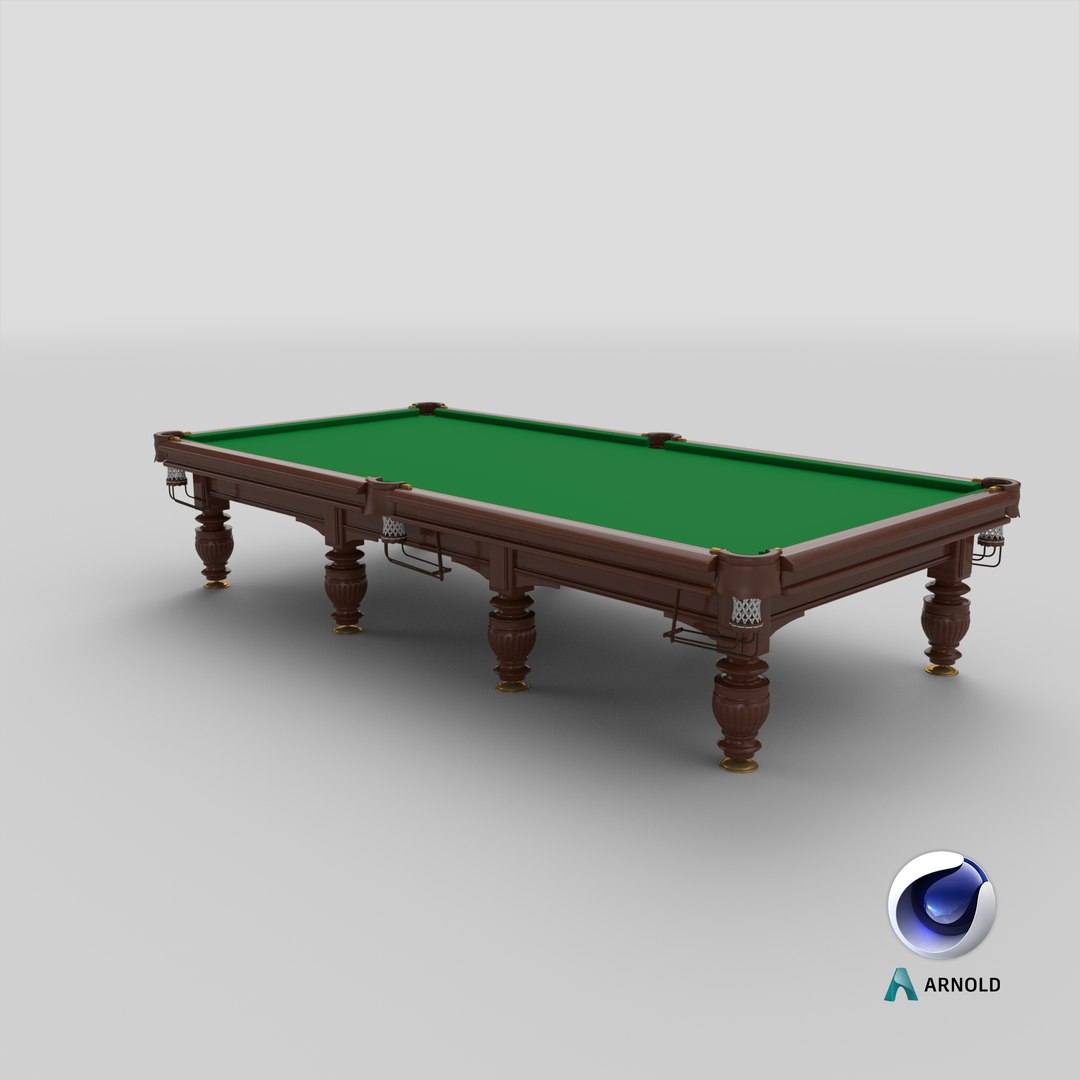 Billiard table v3 3D model - TurboSquid 1764707