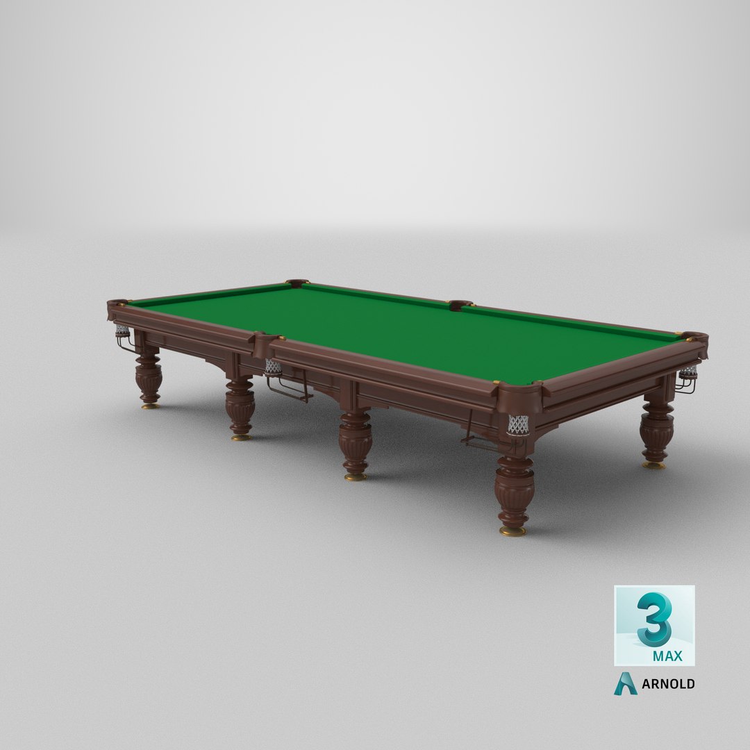 Billiard table v3 3D model - TurboSquid 1764707