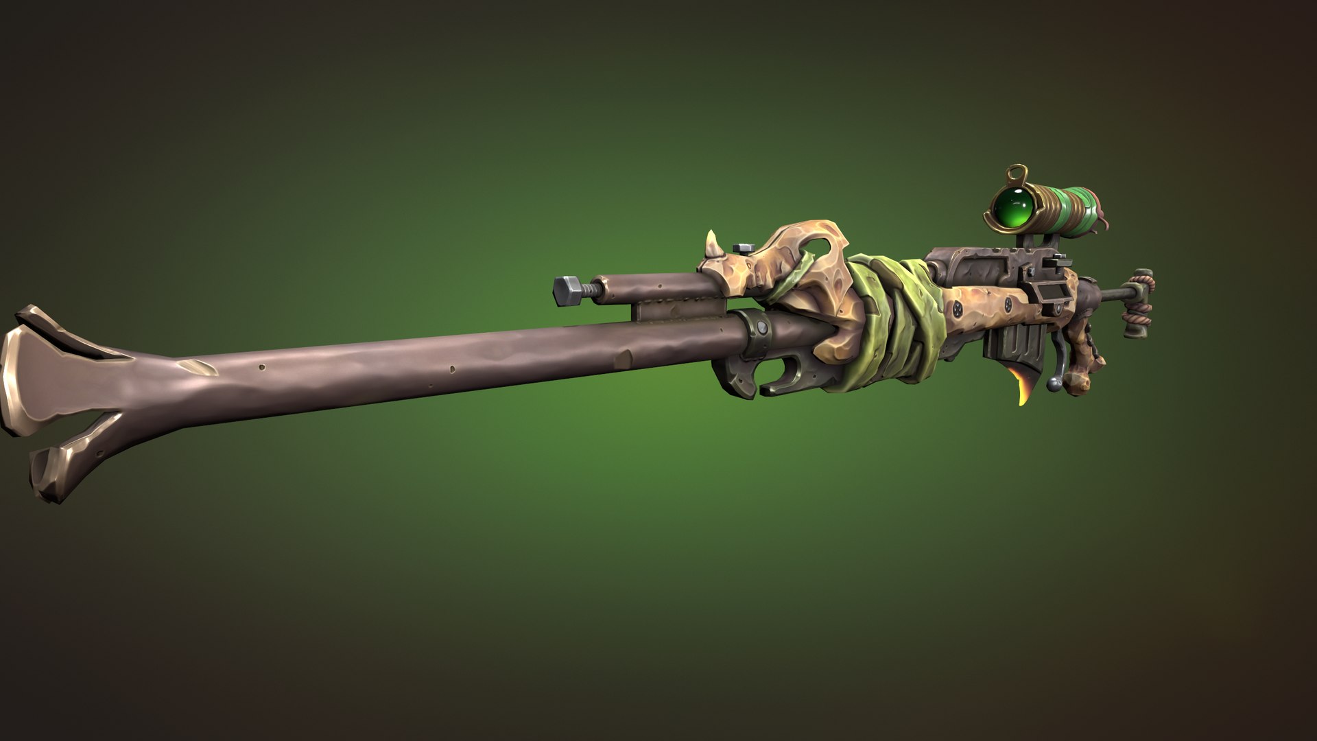 3D Desert Rifle Model - TurboSquid 2185062