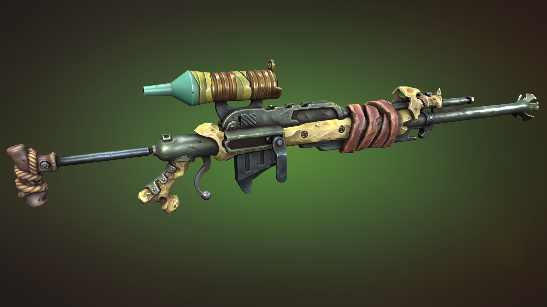 3D Desert Rifle Model - TurboSquid 2185062