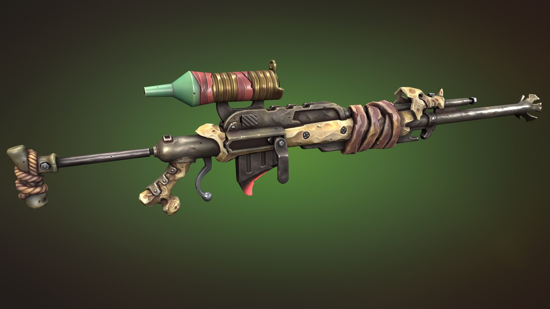 3D Desert Rifle Model - TurboSquid 2185062