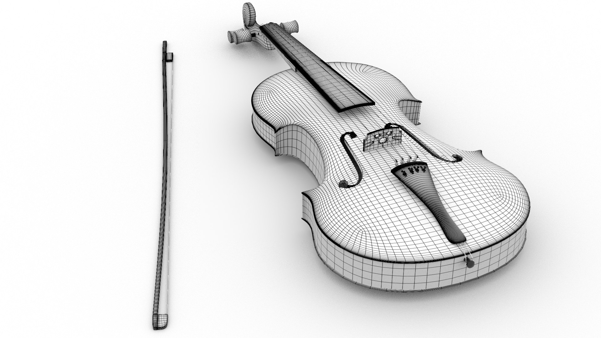 Violin 3D - TurboSquid 1485239