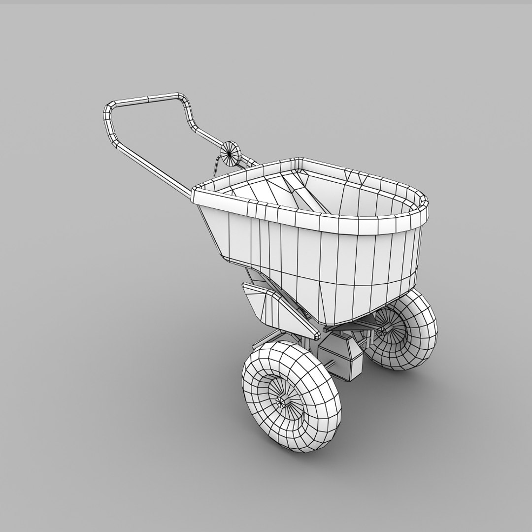 Lawn Spreader - 3d Max