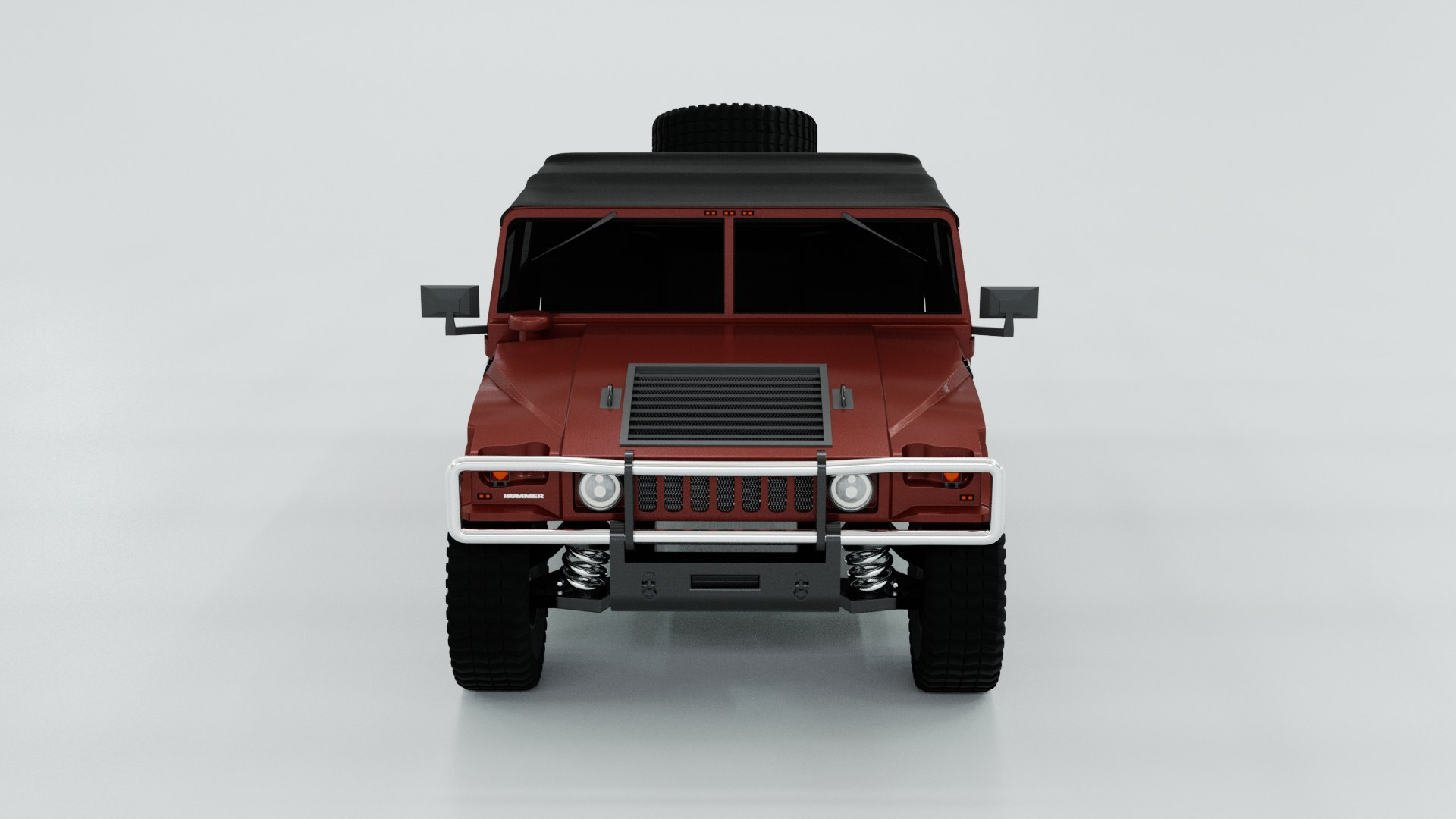 3D HUMMER H1 PICKUP SOFT ROOF FOR SUBDIV Model - TurboSquid 2033420