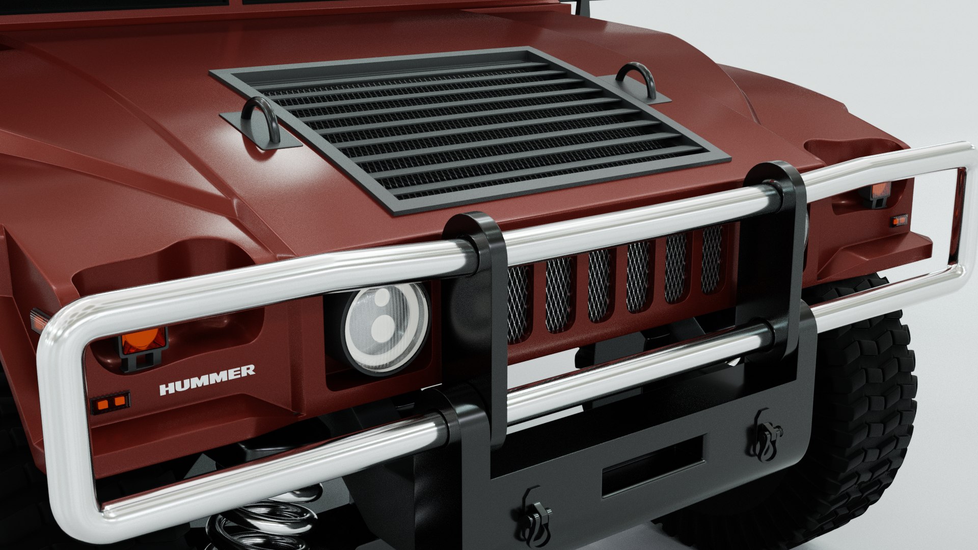 3D HUMMER H1 PICKUP SOFT ROOF FOR SUBDIV Model - TurboSquid 2033420