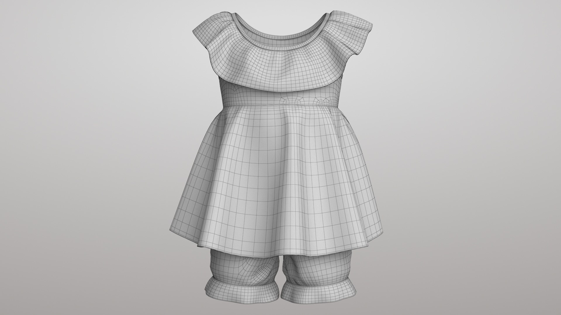 3D Dress Girl 4v Substance Painter model - TurboSquid 1979408