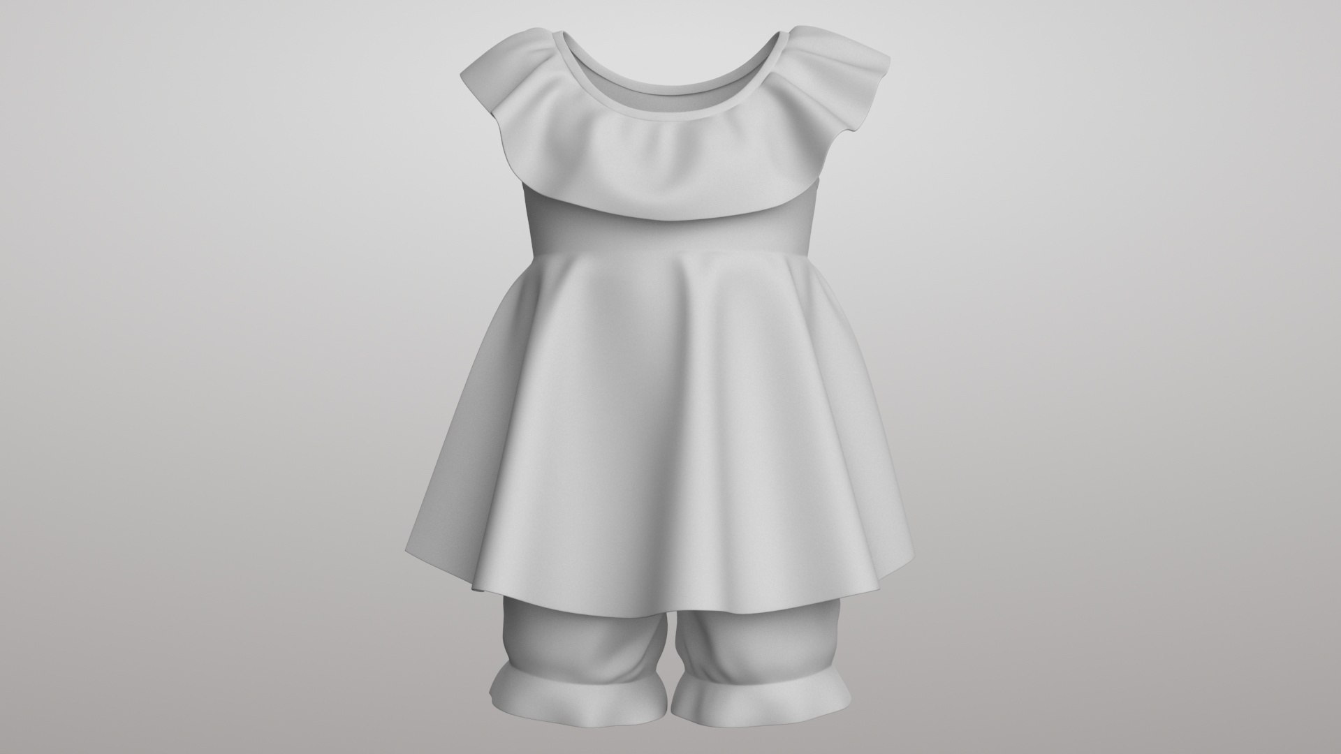 3D Dress Girl 4v Substance Painter model - TurboSquid 1979408