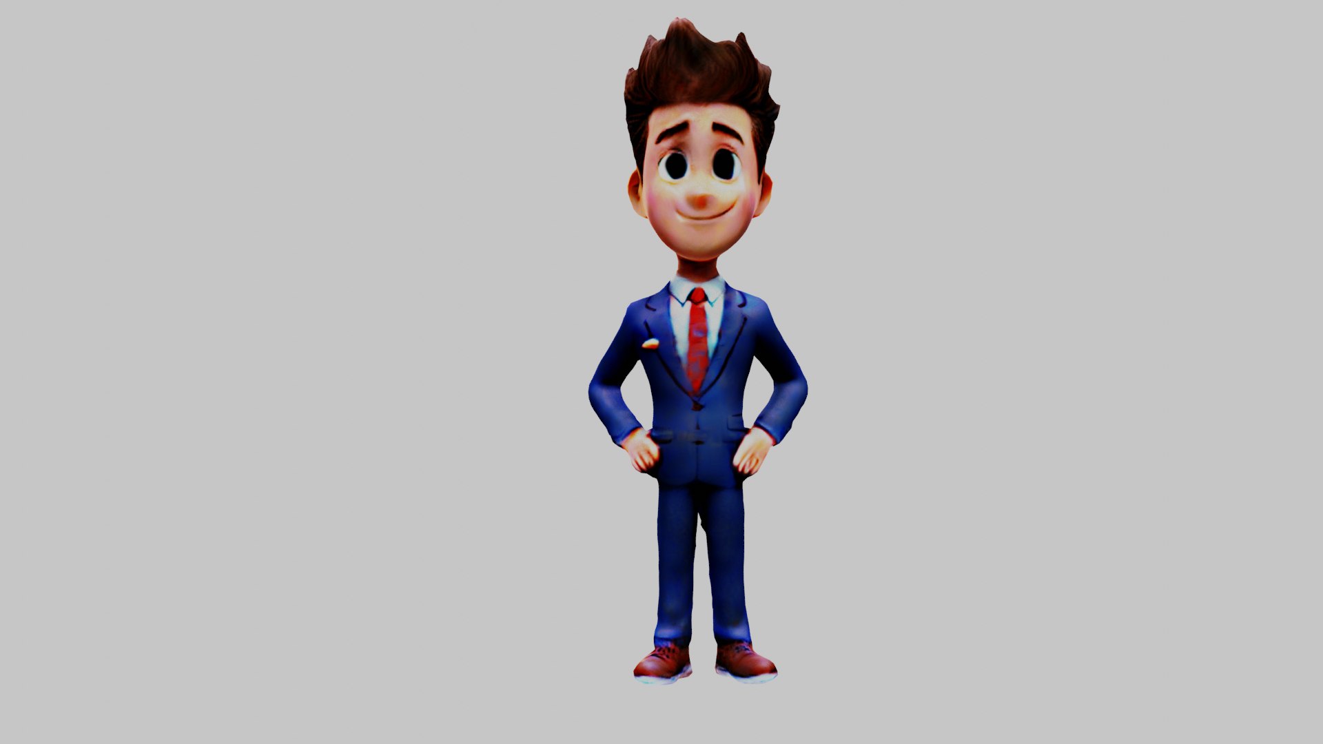 3D Business Boy - TurboSquid 2134162
