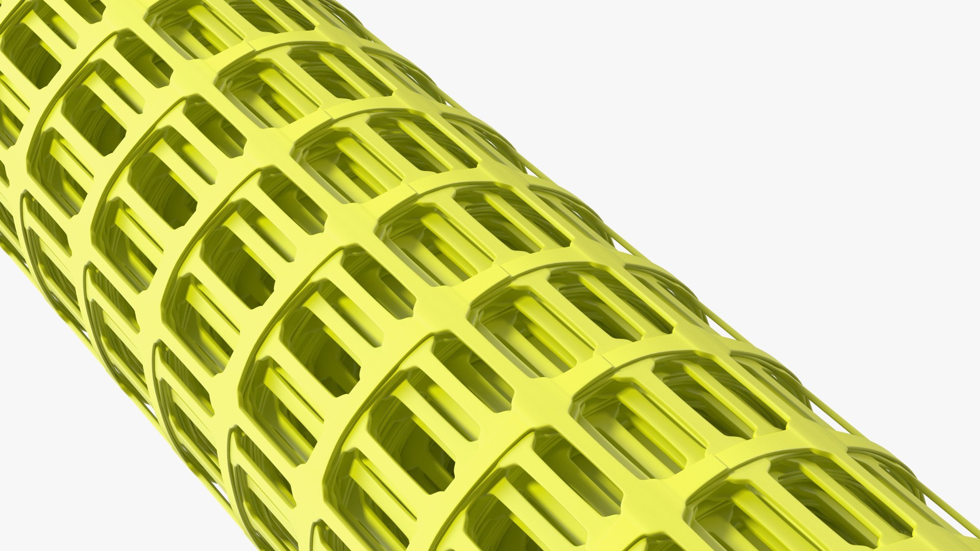 3D Safety Plastic Netting Roll Yellow model - TurboSquid 2046599