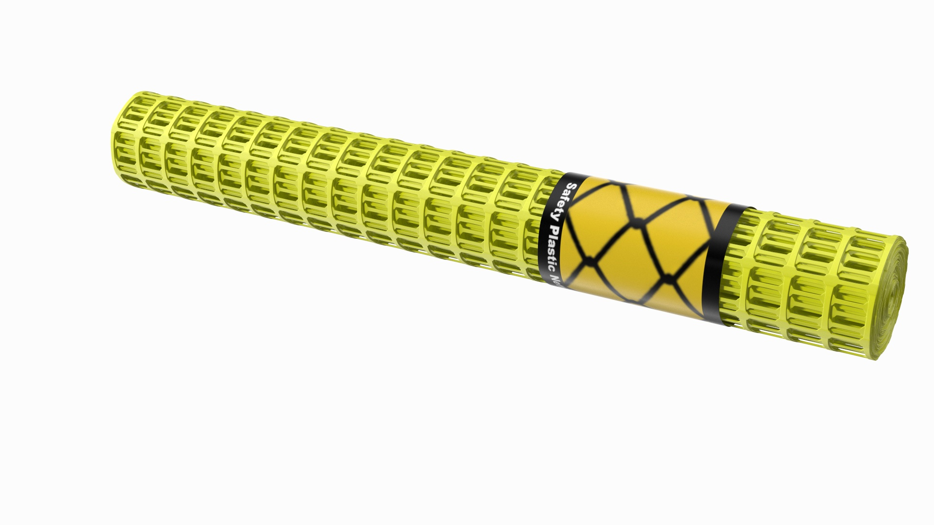 3D Safety Plastic Netting Roll Yellow Model - TurboSquid 2046599