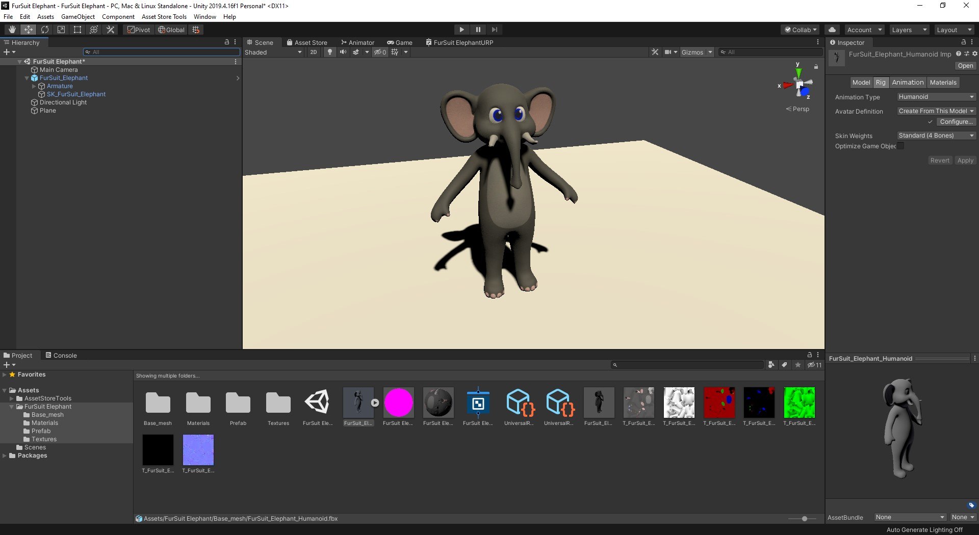 FurSuit Elephant 3D Model - TurboSquid 1729573