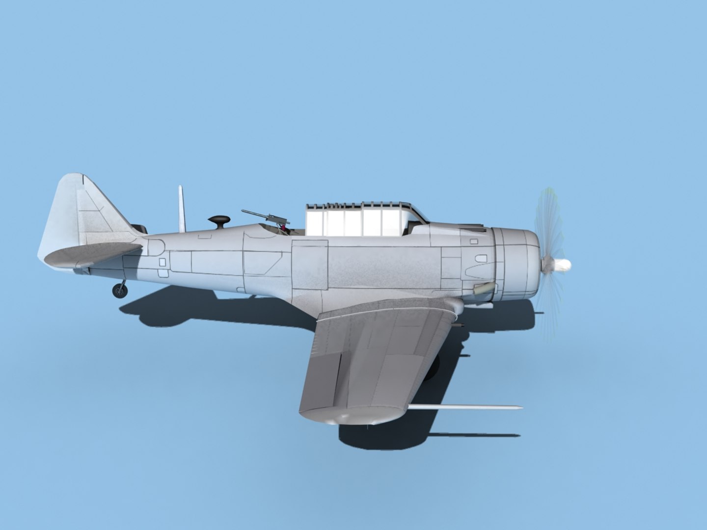 3D Model At-6 Texan North American - TurboSquid 1489326