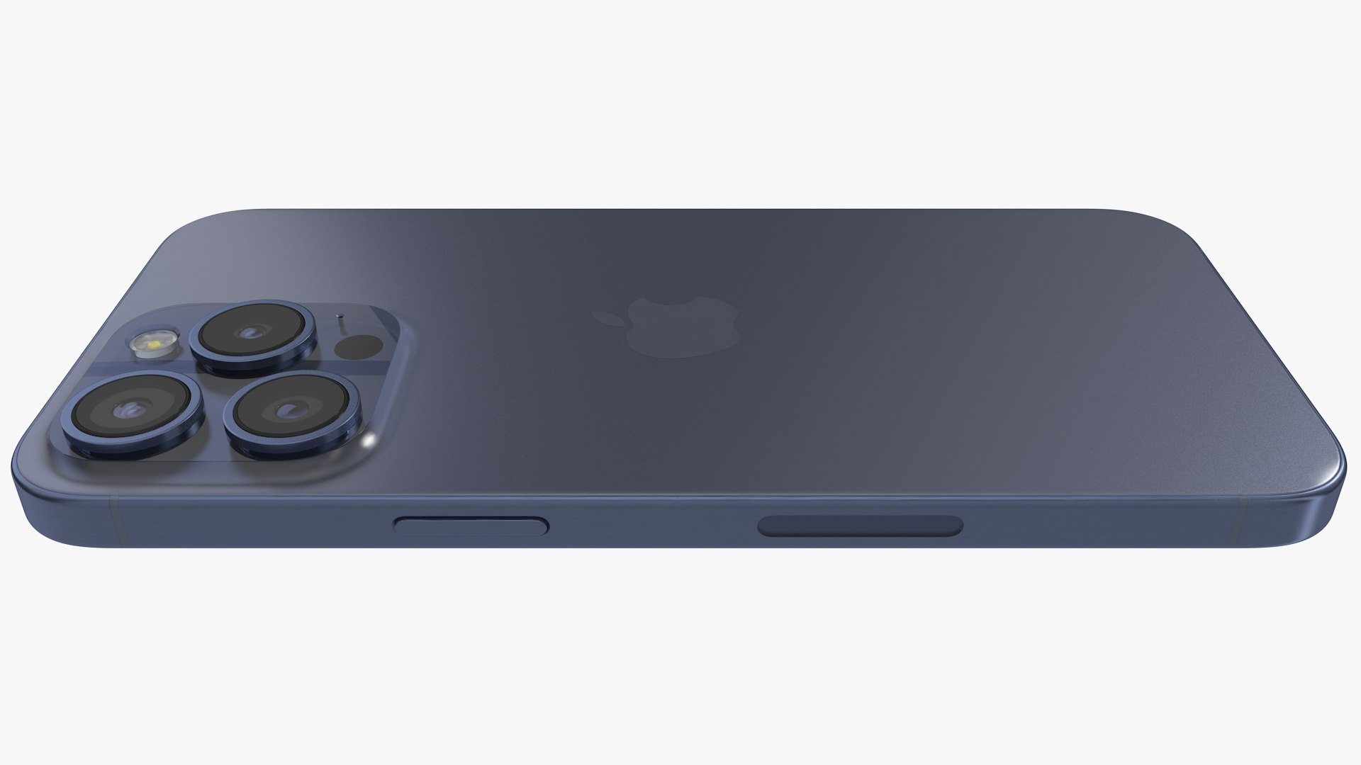 Apple iPhone 15 Pro Max Blue Titanium 3D model - TurboSquid 2126093