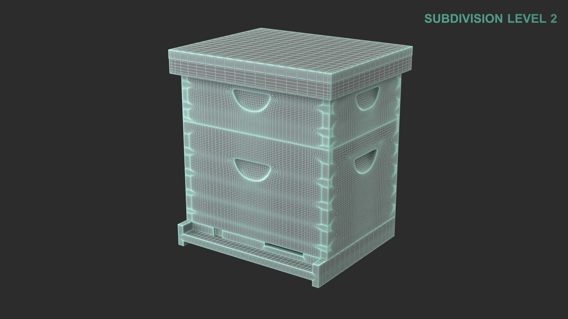 Bee Hive Model - TurboSquid 1818070