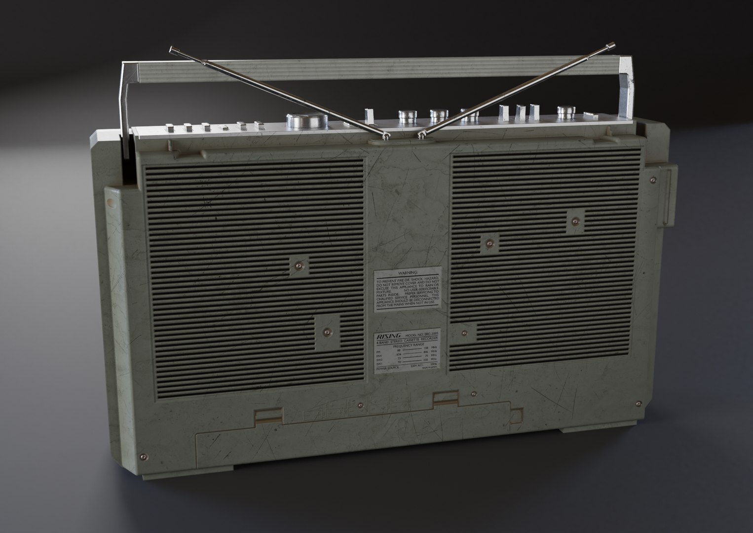 Boombox Low-poly 3D Model - TurboSquid 1580173