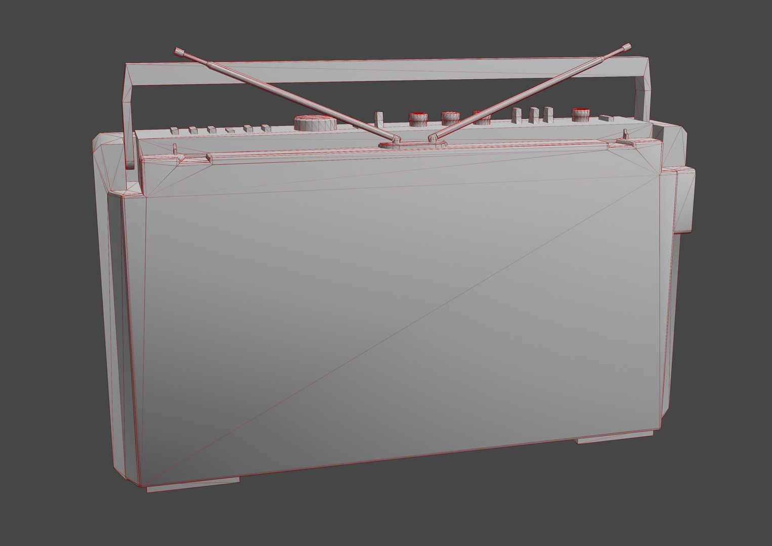 Boombox Low-poly 3D Model - TurboSquid 1580173