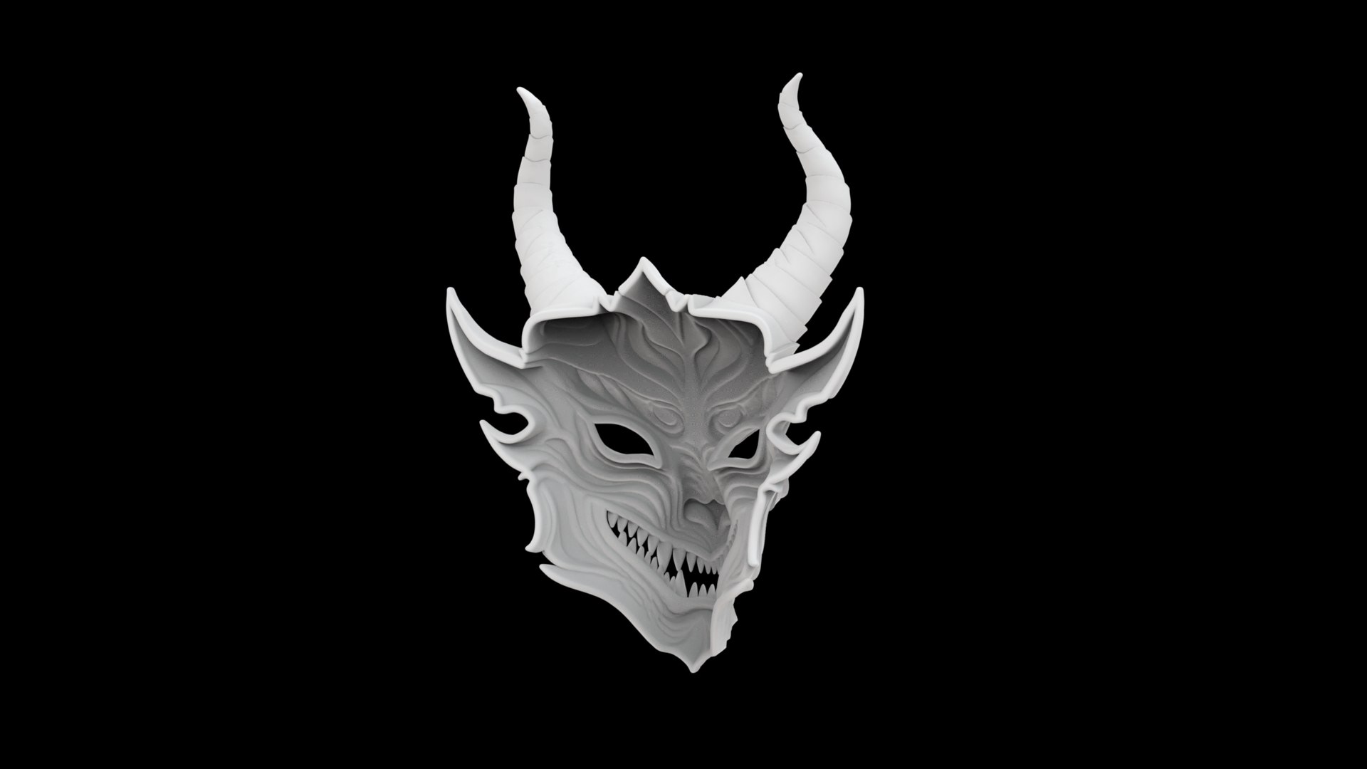 3D Model Dragon Mask For 3d Print Slt - TurboSquid 2448820