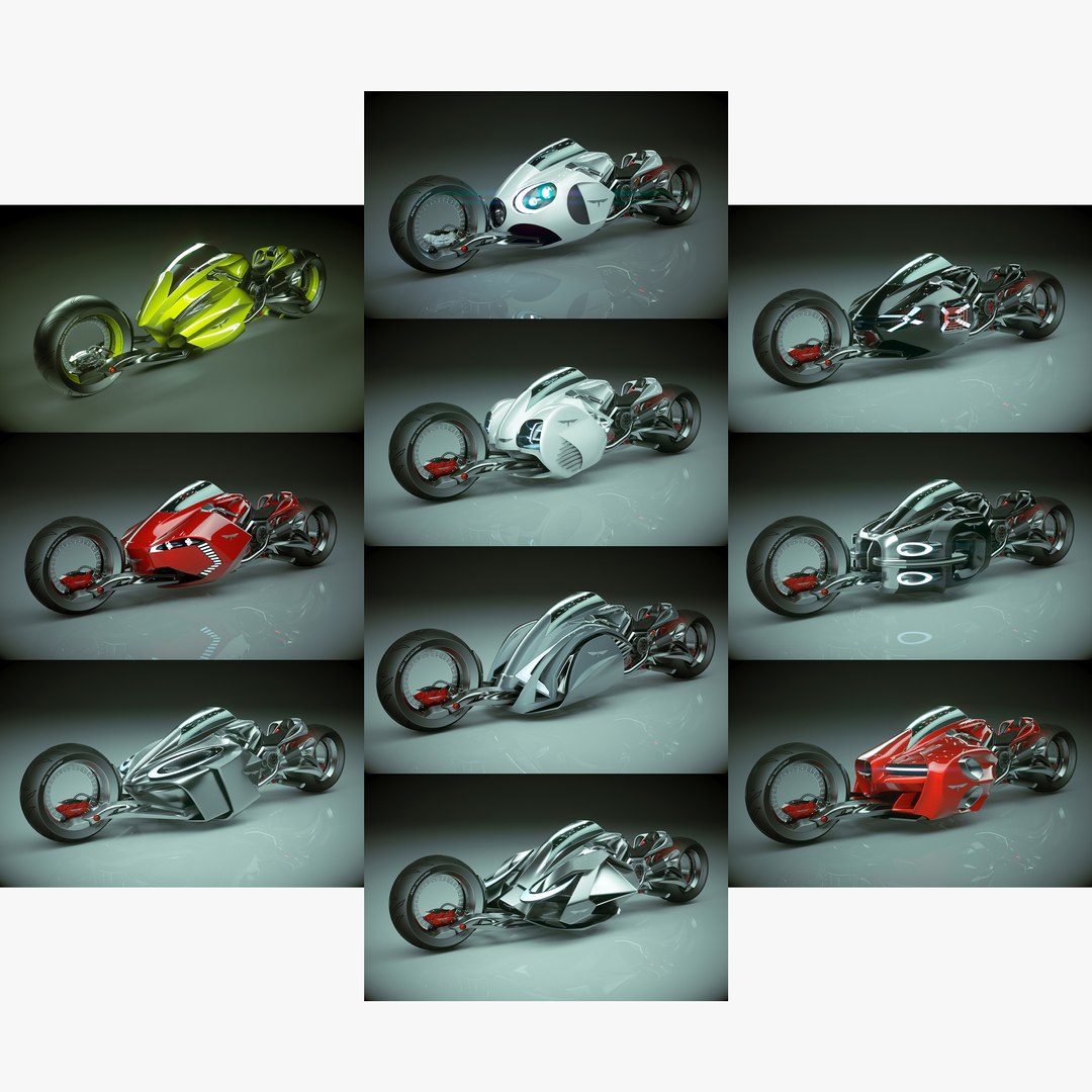 T Bike 10 In 1 Collection Model - TurboSquid 1891656