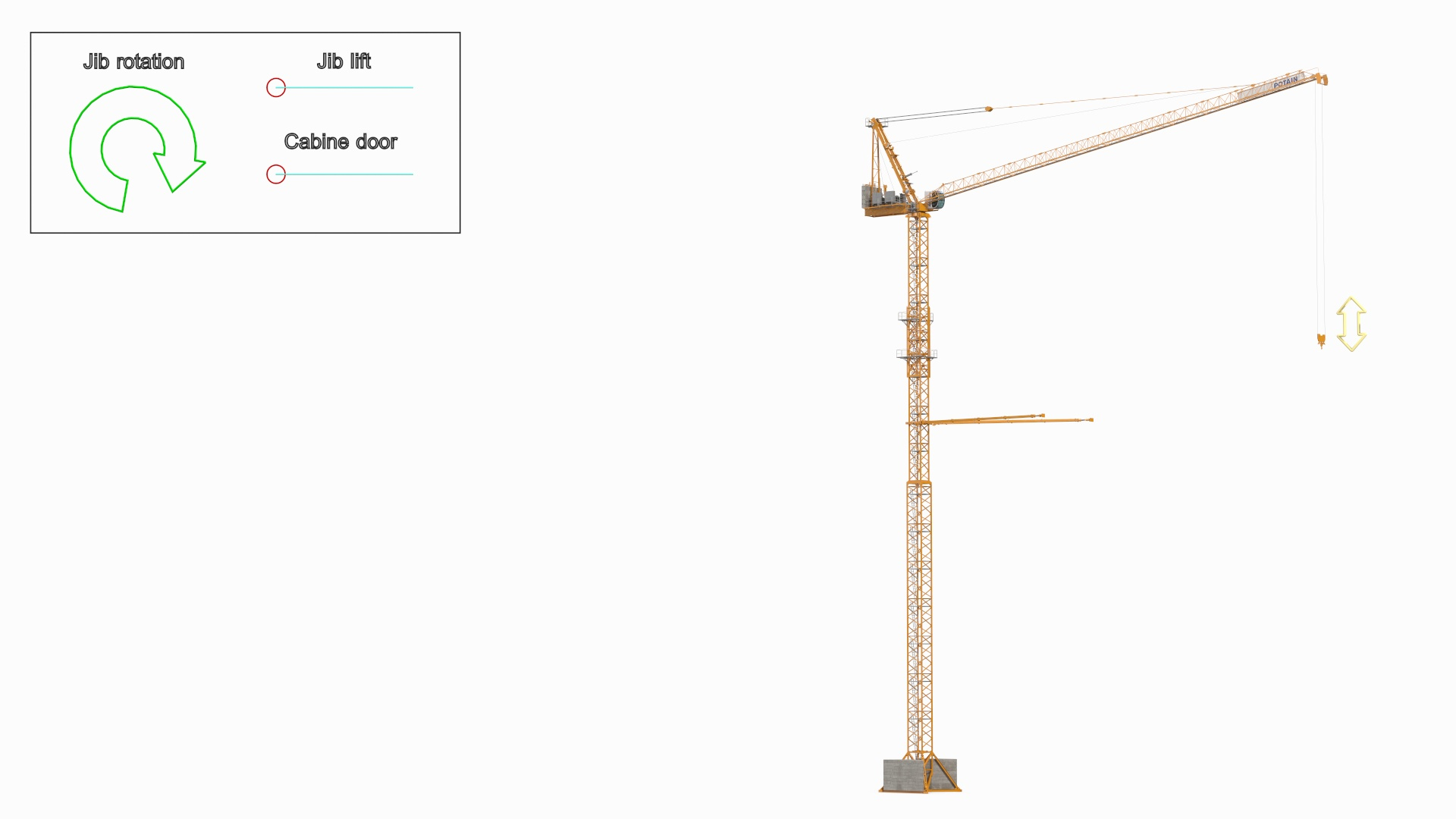 Potain MR 295 Tower Crane Rigged 3D - TurboSquid 2177419