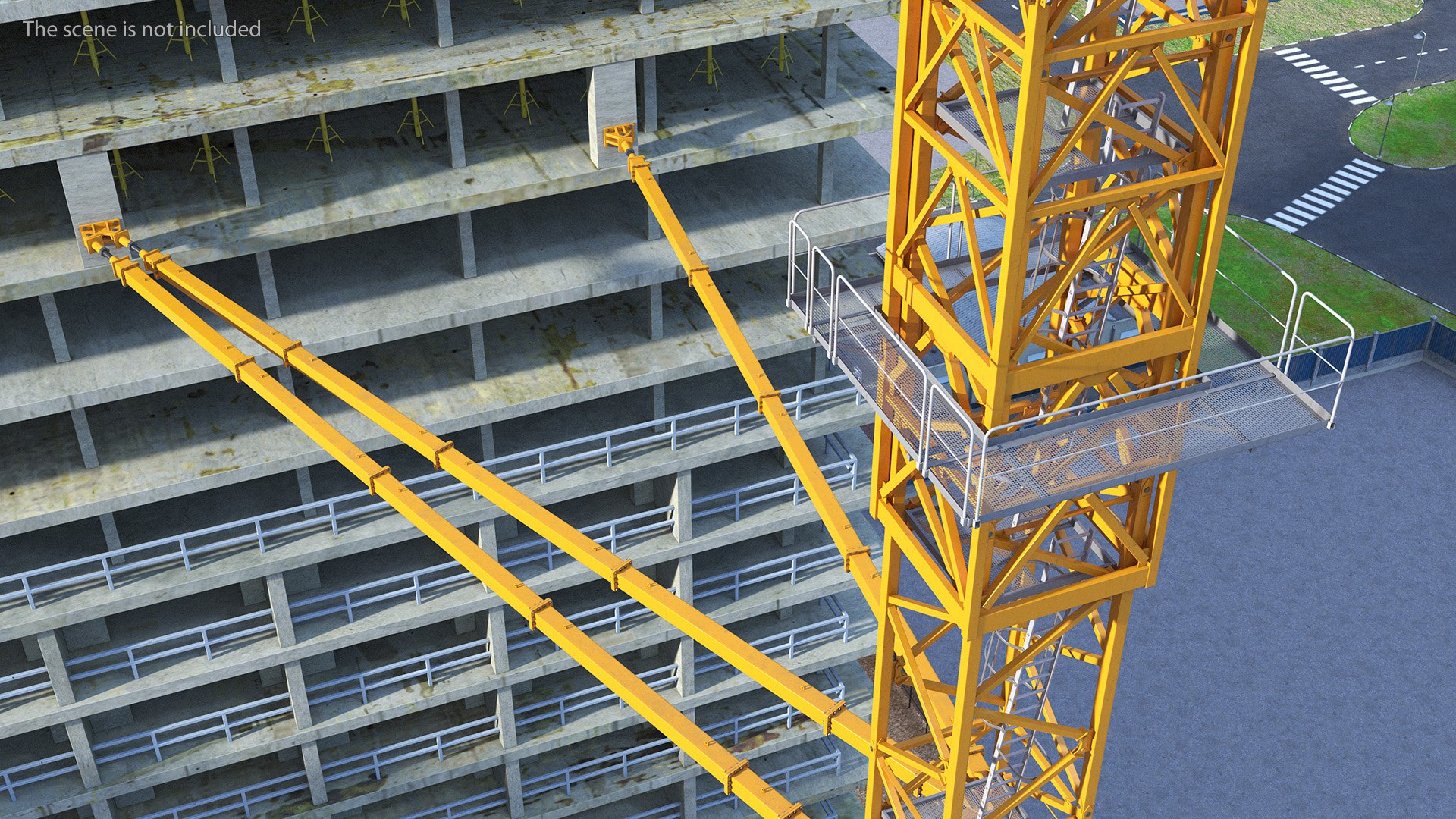 Potain MR 295 Tower Crane Rigged 3D - TurboSquid 2177419