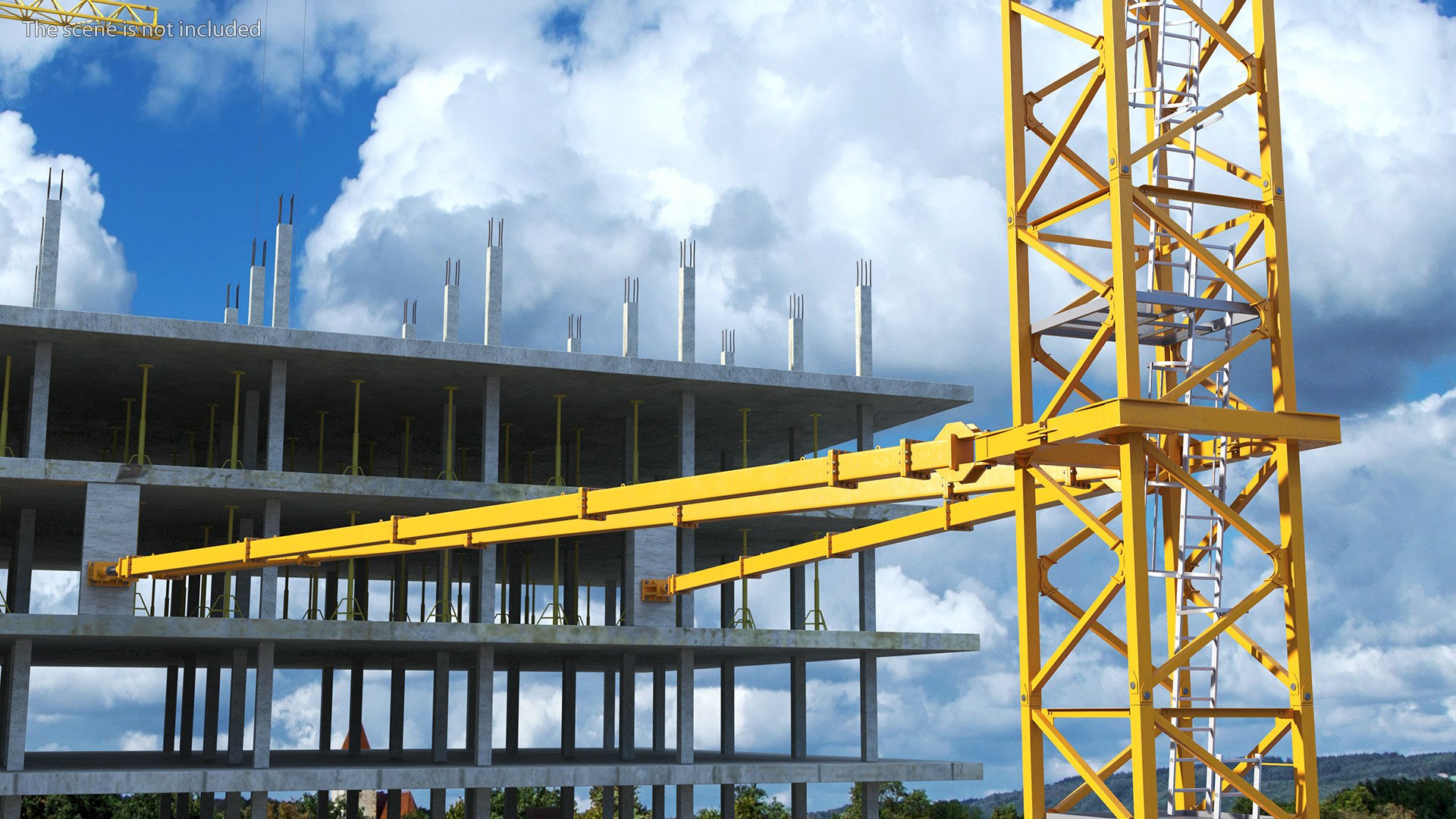 Potain MR 295 Tower Crane Rigged 3D - TurboSquid 2177419