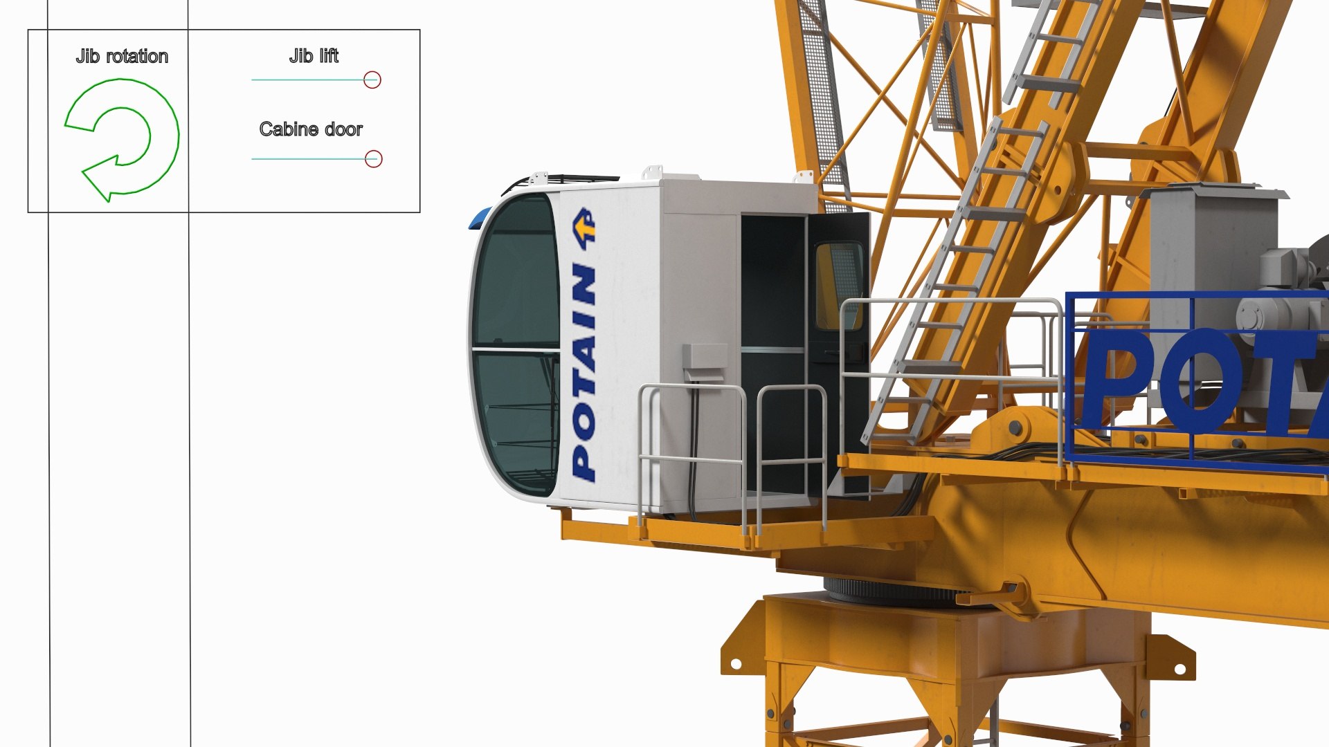 Potain MR 295 Tower Crane Rigged 3D - TurboSquid 2177419