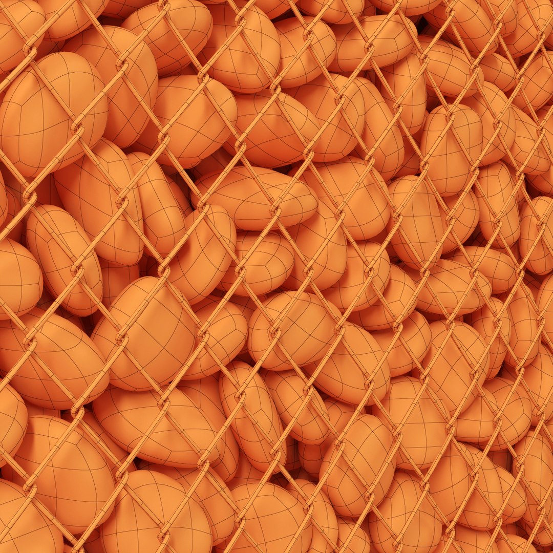 Pebble Gabion 3D - TurboSquid 1480671