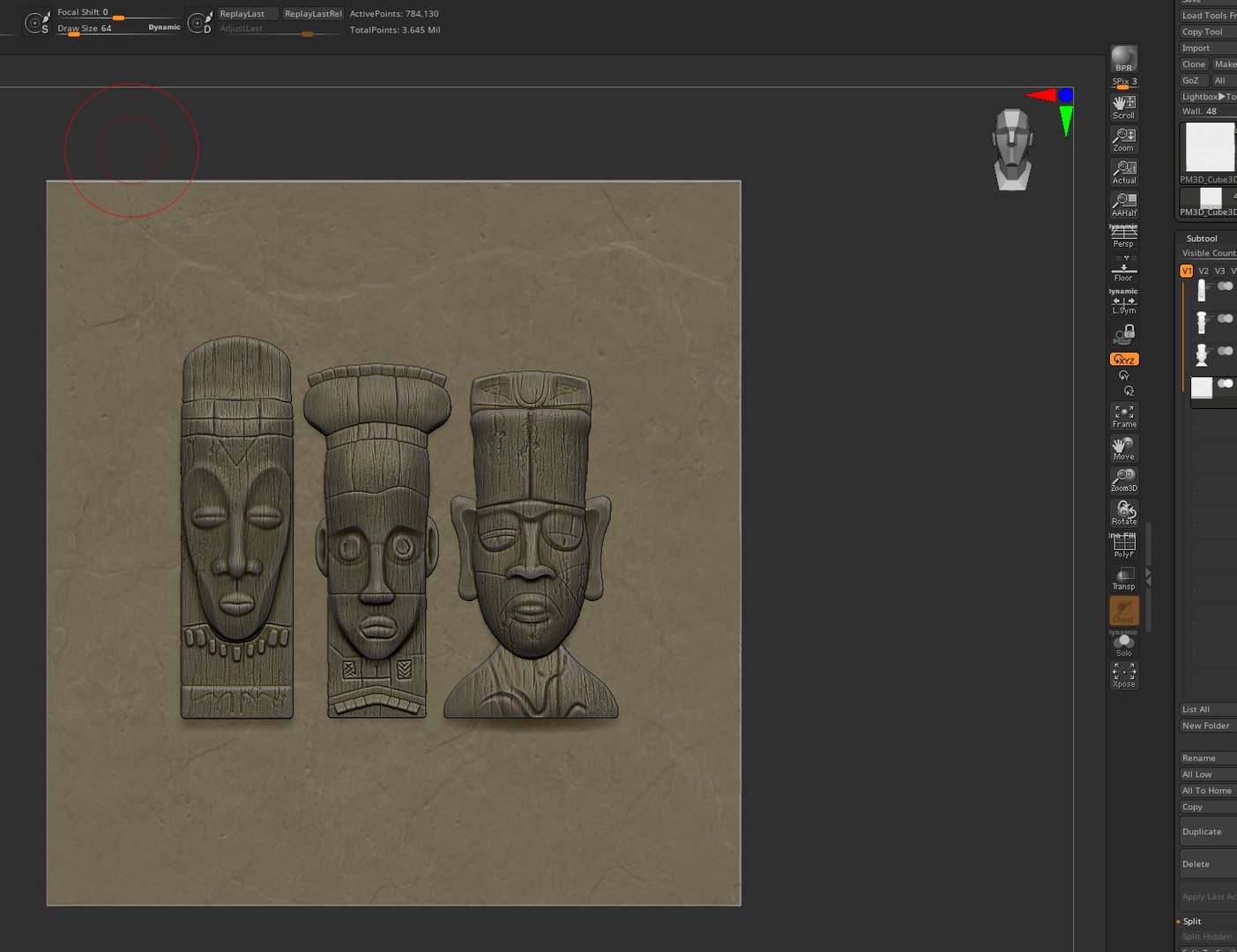 Wall Mask 3D Model - TurboSquid 2284025