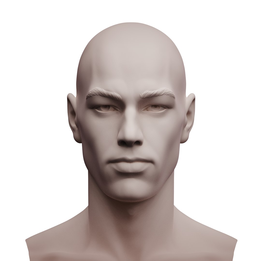 3D Model Bald Man - TurboSquid 2329507