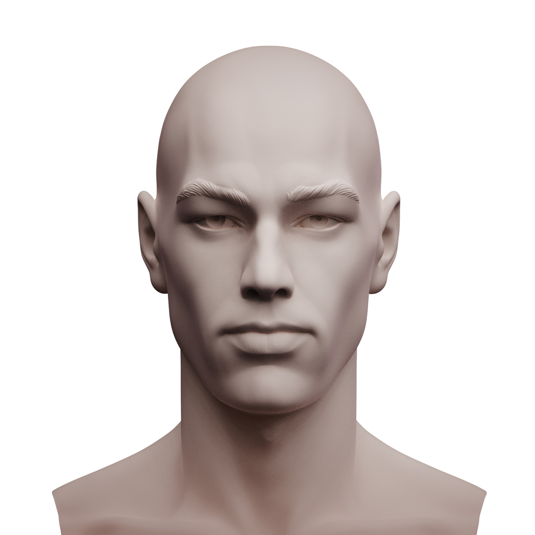 3D Model Bald Man - TurboSquid 2329507
