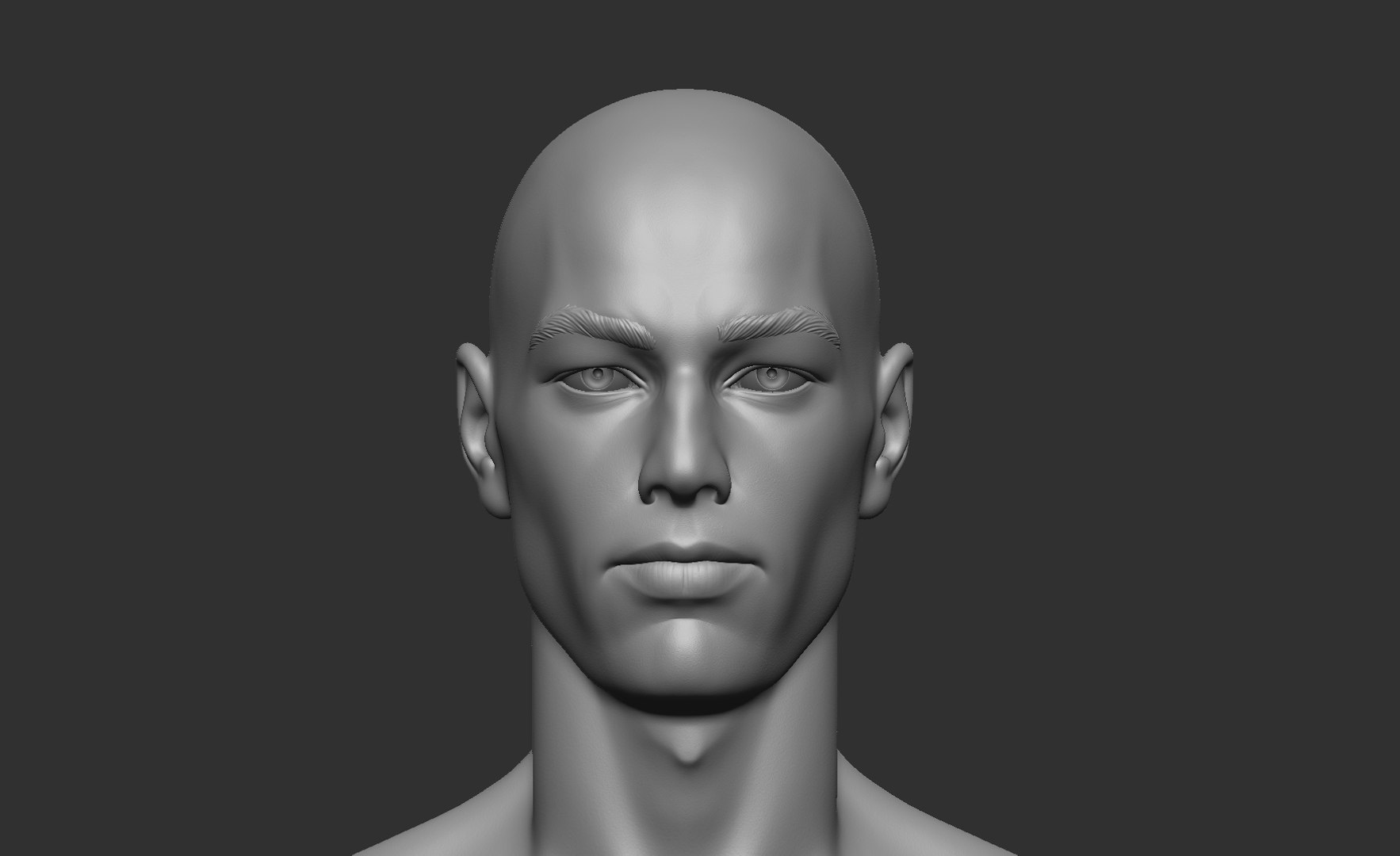 3D Model Bald Man - TurboSquid 2329507