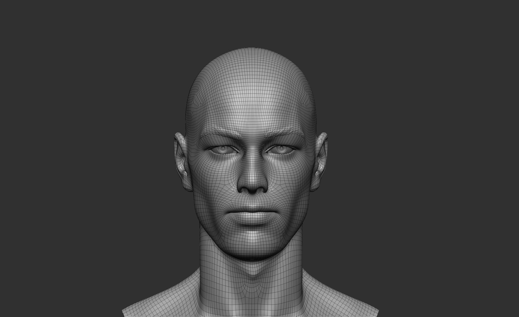3D Model Bald Man - TurboSquid 2329507