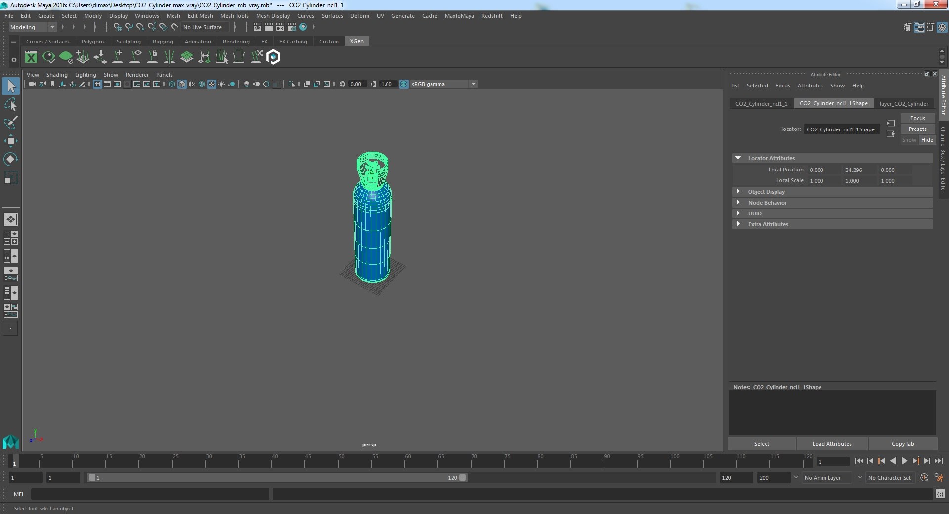 Co2 Cylinder 3D Model - TurboSquid 1625399