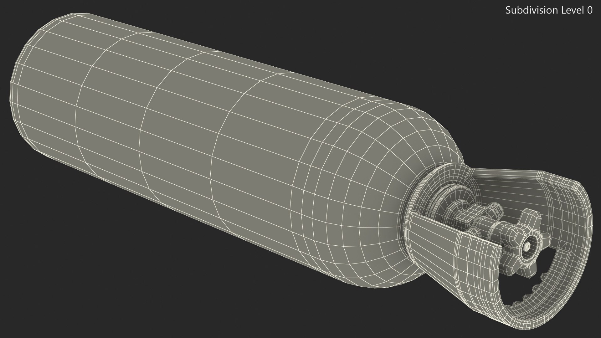 Co2 Cylinder 3D Model - TurboSquid 1625399
