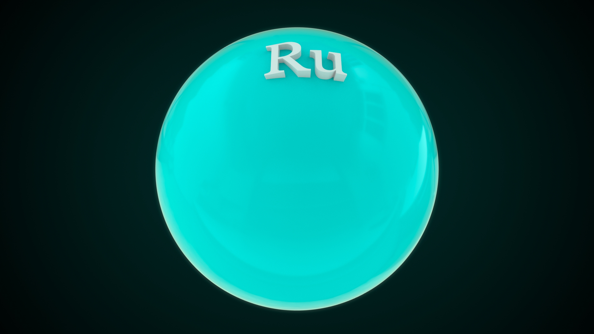 3D Ruthenium Chemical Element - TurboSquid 2136230