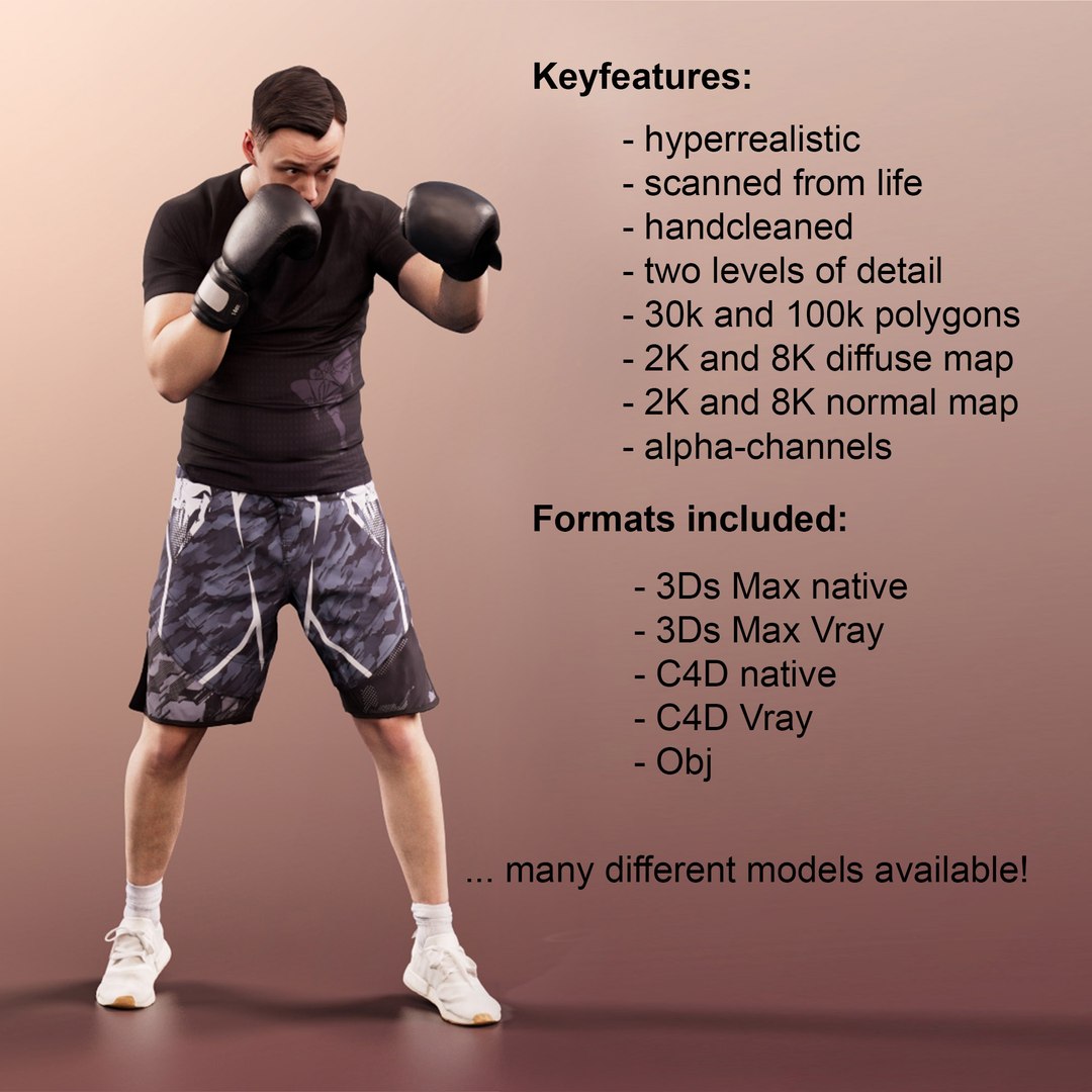 Man Box Sport Model - TurboSquid 1705690