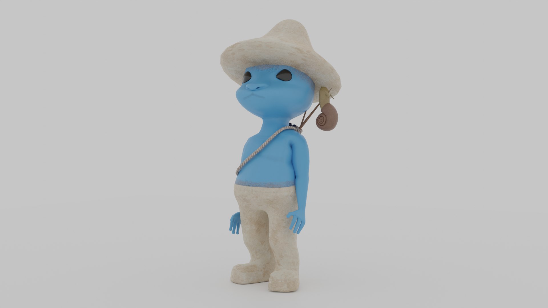 SMURF CAT LOW-POLY PBR 3D MODEL Low-poly 3D Model 3D - TurboSquid 2147450