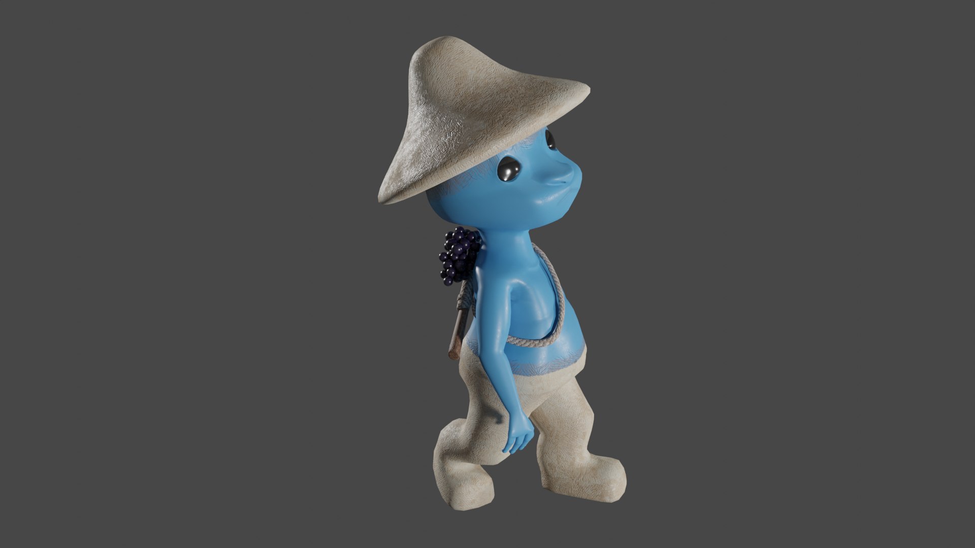 SMURF CAT LOW-POLY PBR 3D MODEL Low-poly 3D Model 3D - TurboSquid 2147450