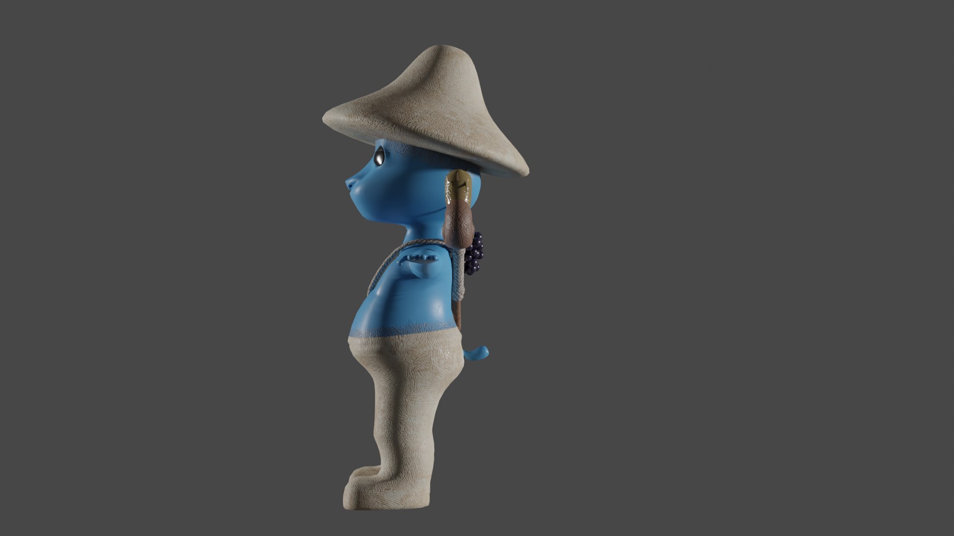 SMURF CAT LOW-POLY PBR 3D MODEL Low-poly 3D Model 3D - TurboSquid 2147450