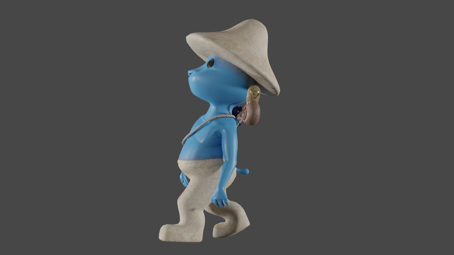 SMURF CAT LOW-POLY PBR 3D MODEL Low-poly 3D Model 3D - TurboSquid 2147450