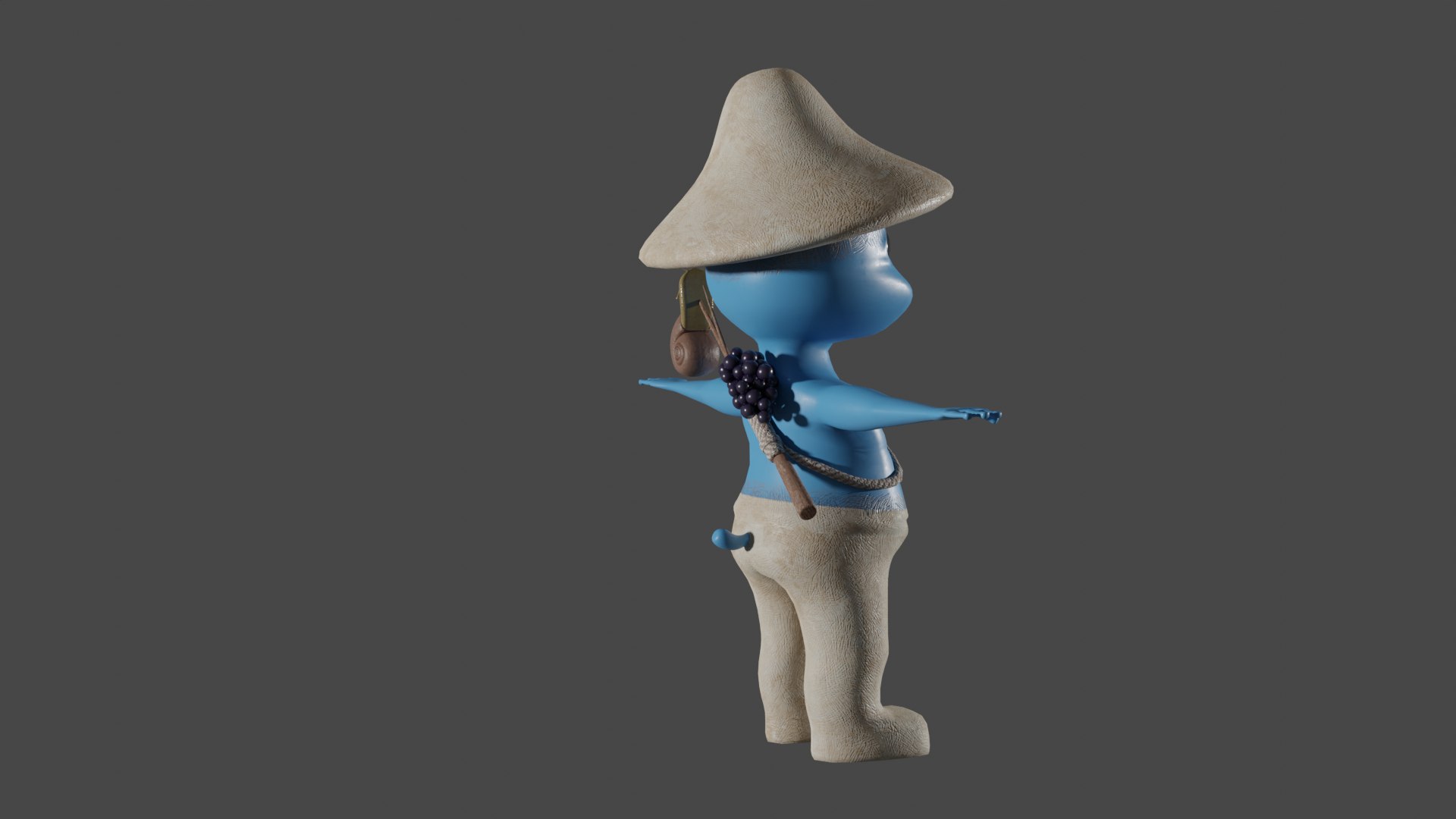 SMURF CAT LOW-POLY PBR 3D MODEL Low-poly 3D Model 3D - TurboSquid 2147450