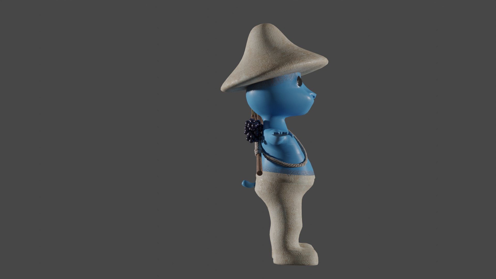 SMURF CAT LOW-POLY PBR 3D MODEL Low-poly 3D Model 3D - TurboSquid 2147450