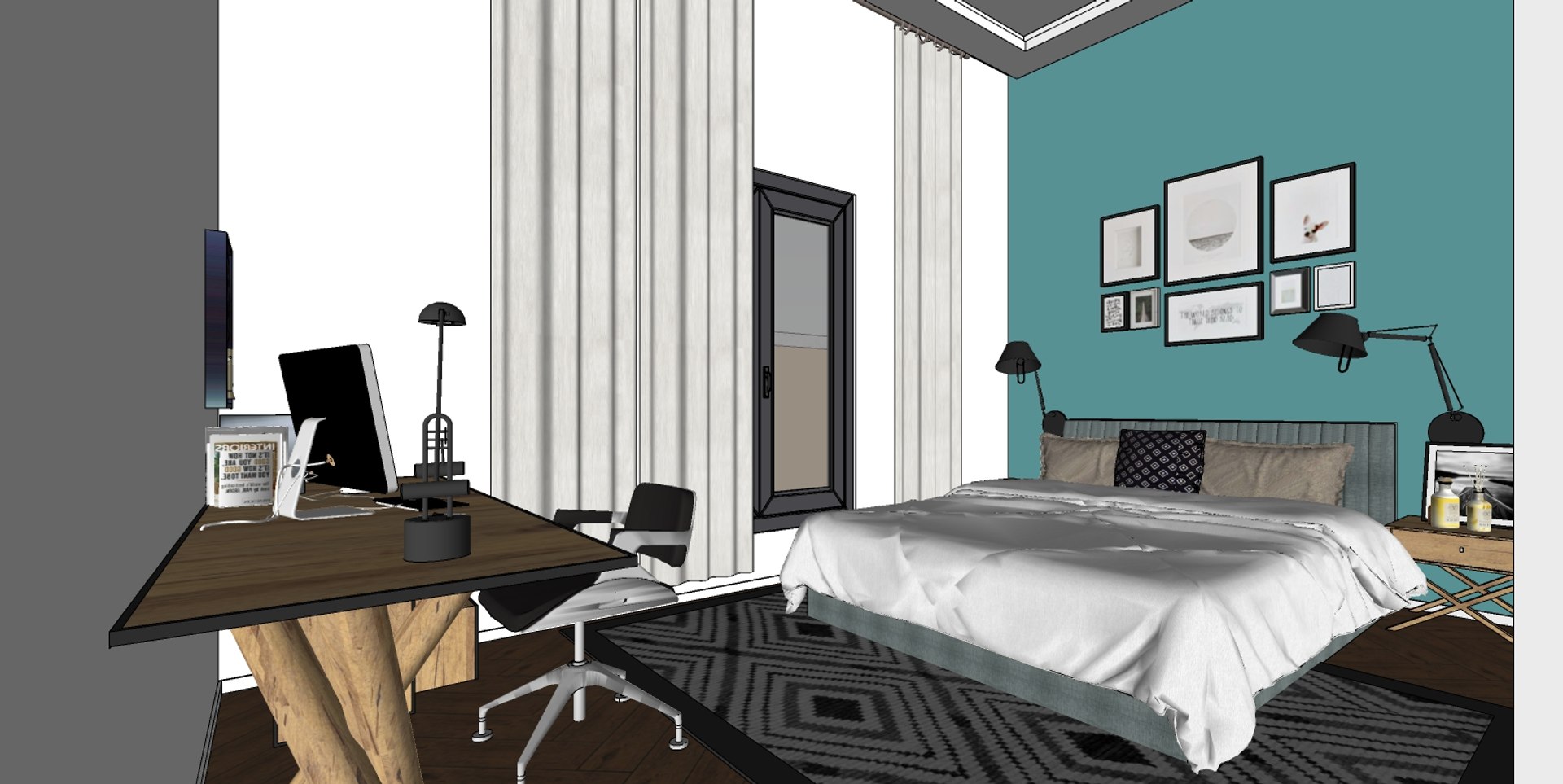 3D Enscape Ready 3D Double Storey Interior Design - TurboSquid 2220881