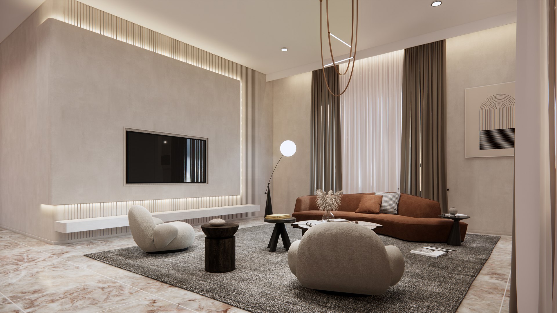 3D Enscape Ready 3D Double Storey Interior Design - TurboSquid 2220881